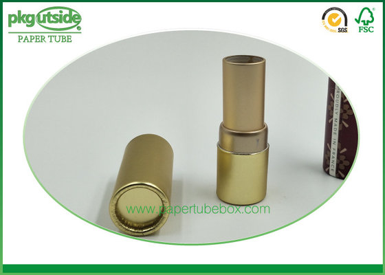 Lip Stick Packaging Cylinder Cardboard Box , Card Tube Packaging  Eco - Friendly