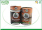 Brown Craft  Cardboard Tea Tube Packaging Durable Food Grade Eco - Friendly